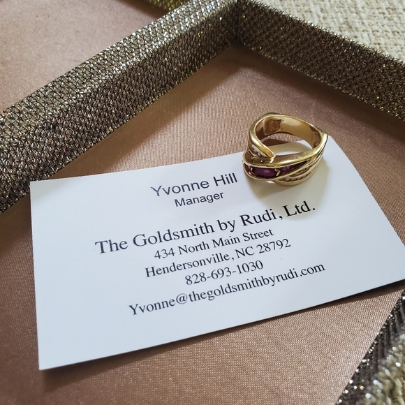 Jewelry | Vintage 14k Gold Ruby Diamond Ring | Poshmark